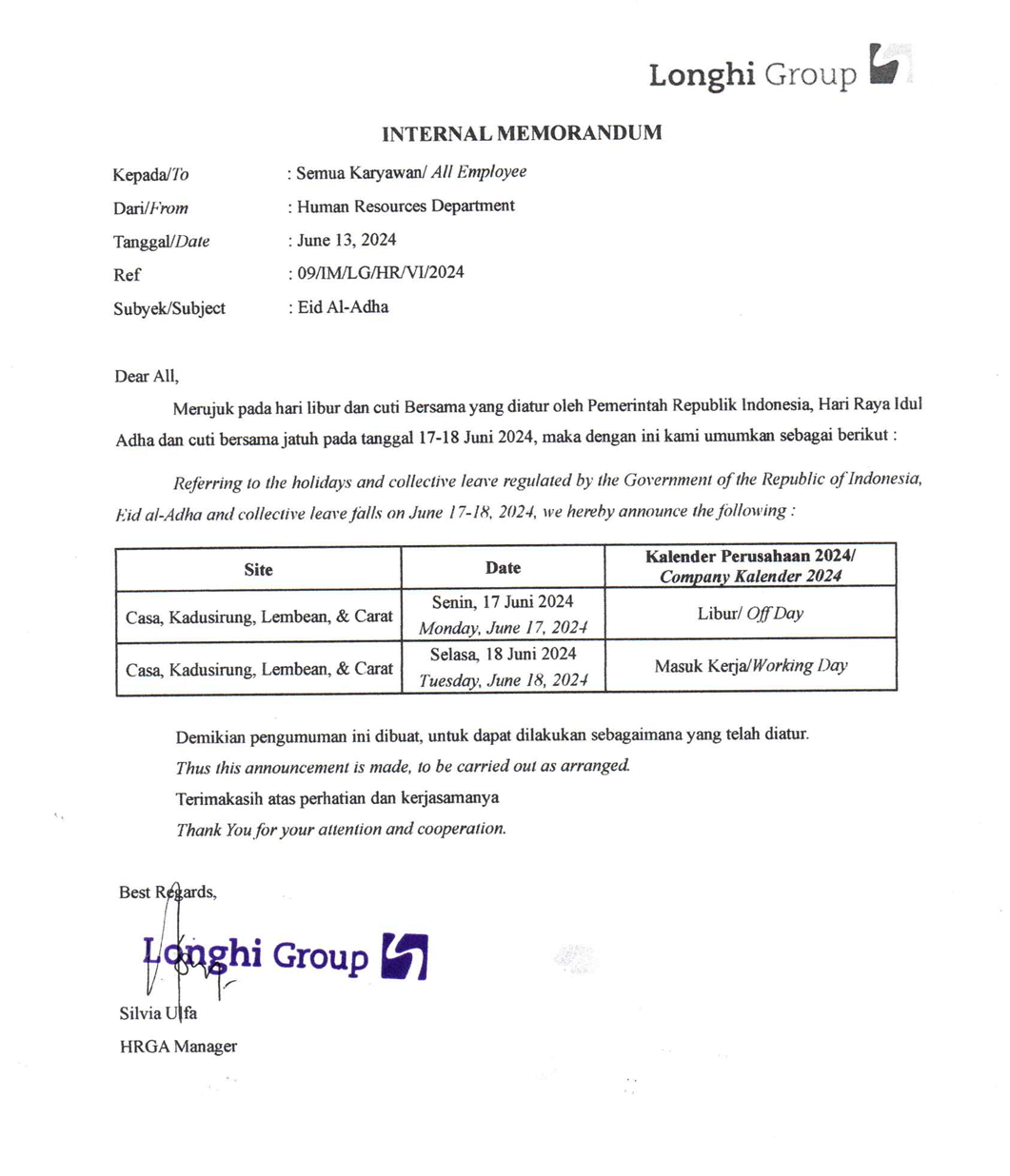 Longhi Group | Data Central